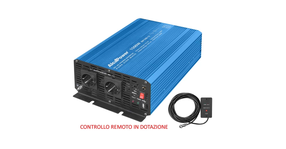 AlcaPower Autós Inverter 12V-ról 230V-ra feszültségátalakító ...