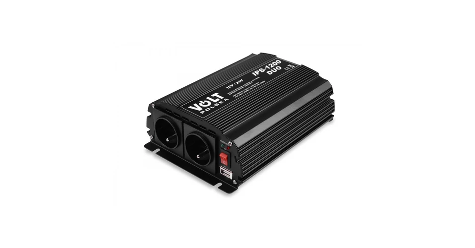 Volt Polska IPS 1200 Duo Autós Inverter feszültségátalakító 12 vagy 24V ...